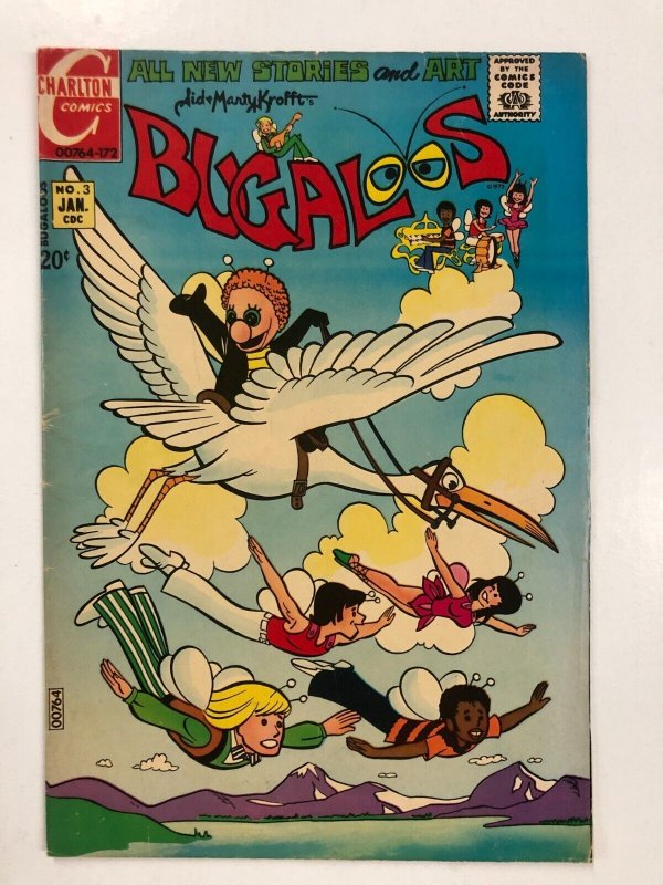 BUGALOOS (January 1972) 3 FINE Sid & Marty Krofft cartoon comic ...