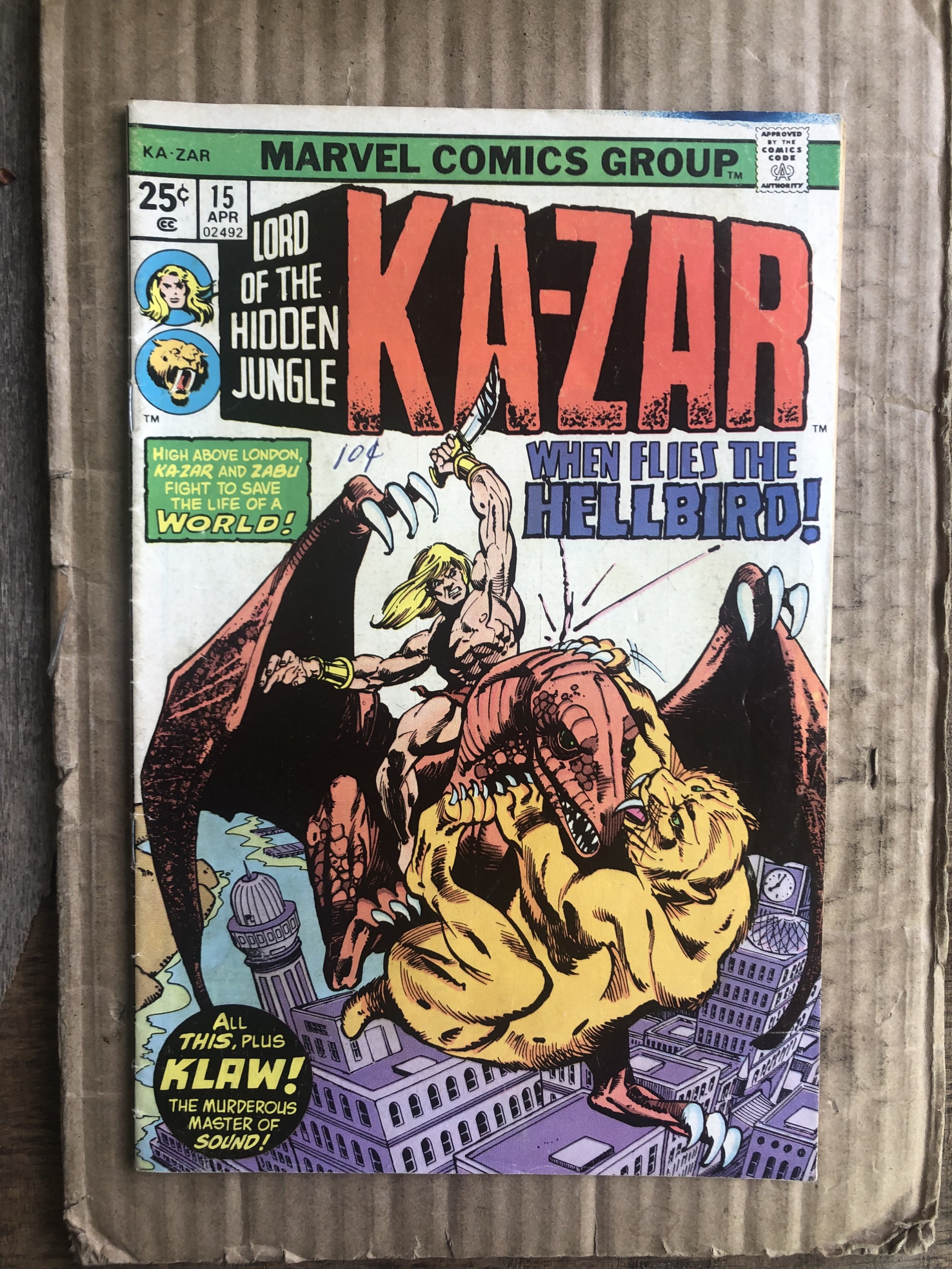 Ka-Zar #15 (1976) | Comic Books - Bronze Age, Marvel / HipComic