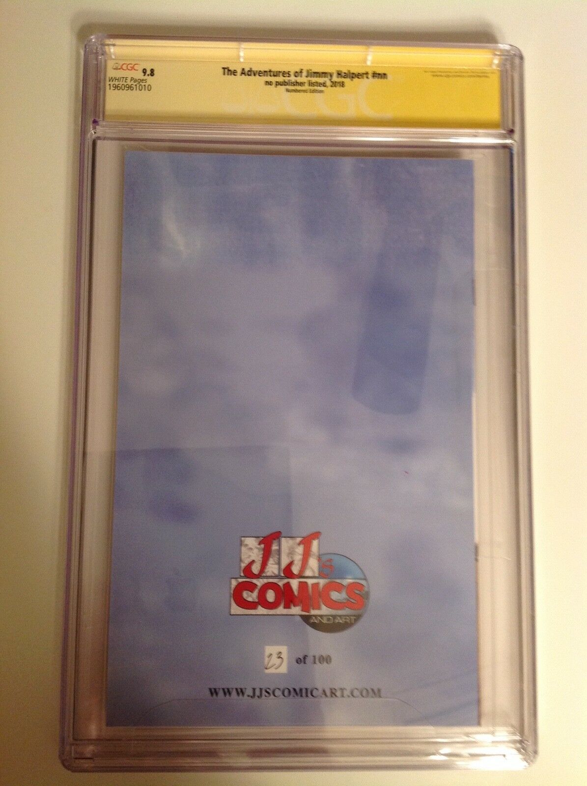 CGC SS 9.8 The Office Jimmy Halpert Comic NBC #23/100 signed Rainn ...