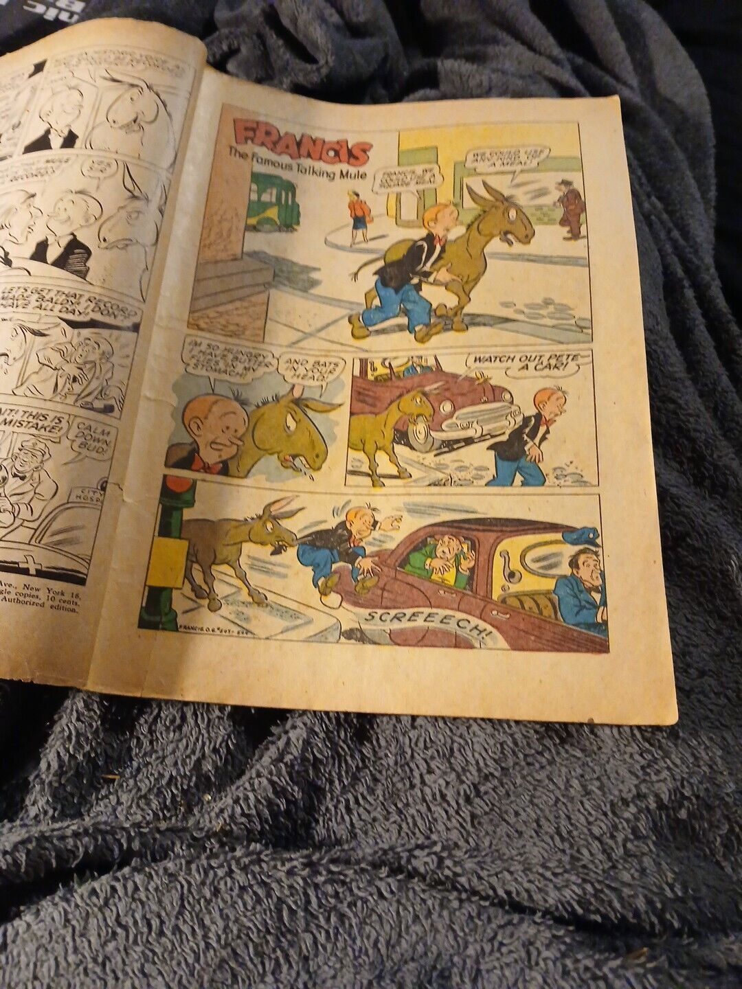 Four Color Comics #547 Francis Famous Talking Mule *1954 Dell Golden ...