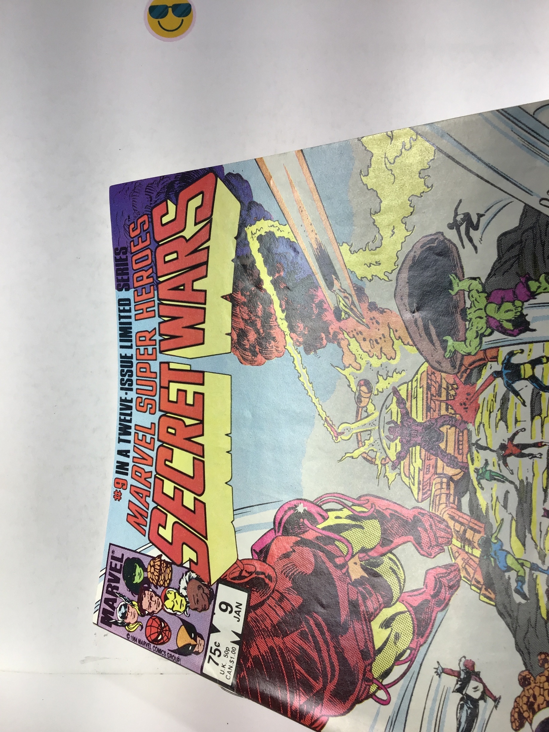 Marvel Super Heroes Secret Wars #9 (1985) Battle versus galactus ...