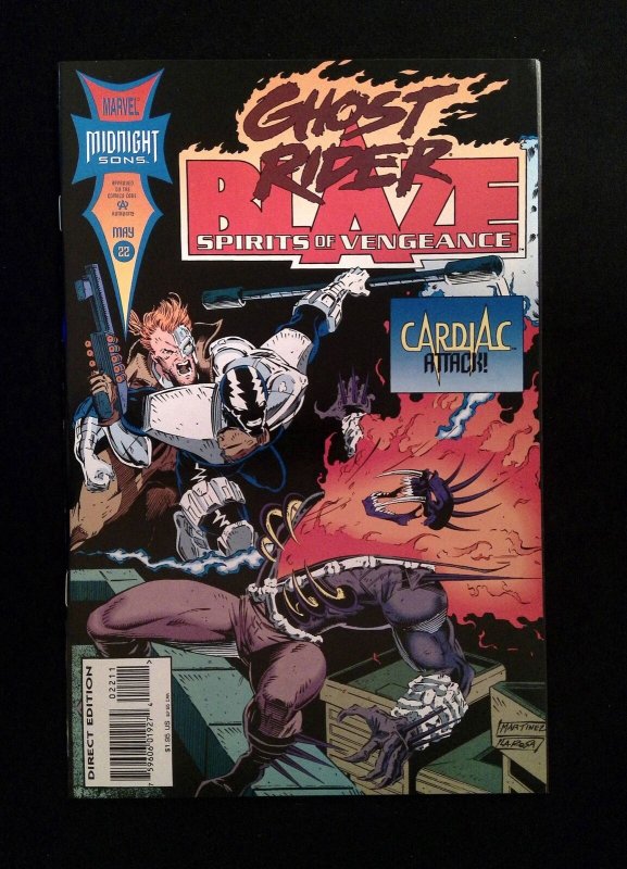 Ghost Rider Blaze Spirits of Vengeance #22 Marvel Comics 1994 NM ...