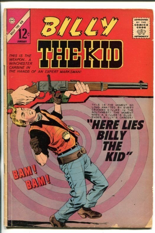Billy the KID #48-1968-Charlton-Death of Billy the Kidi-Vg | Comic ...