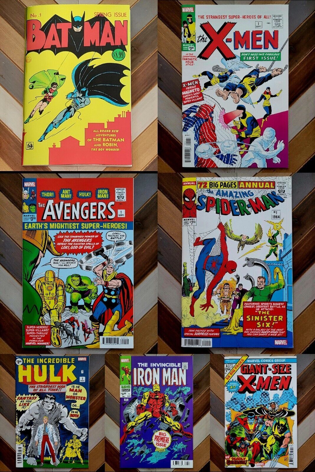 Major Keys: ALL #1 Facsimile Set of 7 NM (2023) BATMAN XMEN AVENGERS ...