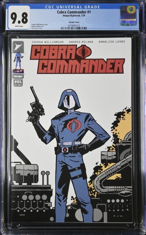 Cobra Commander #1 CGC 9.8 Cover B Image 2024 Transformers GI Joe Void ...