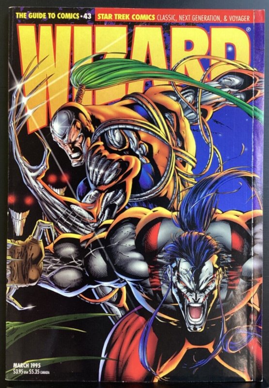 Wizard Magazine #43 Warblade, Ripclaw, Star Trek, Chaykin W/ FLASH ...