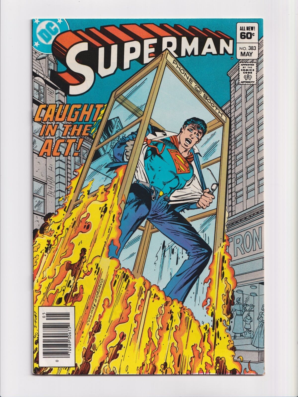 Superman #383 DC Comics 1983 Newsstand Vintage Bronze Age Comic Book ...