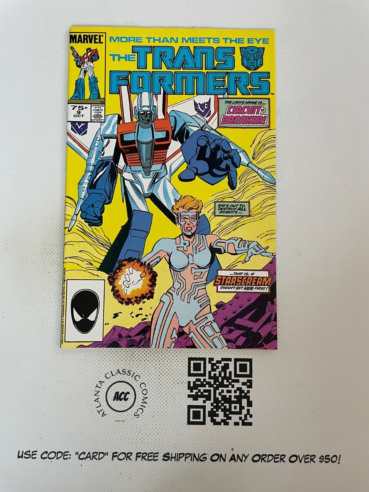 Transformers # 9 NM Marvel Comic Book Megatron Optimus Prime Bumblebee ...