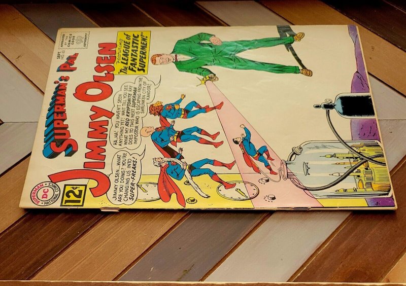 SUPERMANS PAL JIMMY OLSEN #63 GD/VG (DC 1962) League Of Super-Villains ...