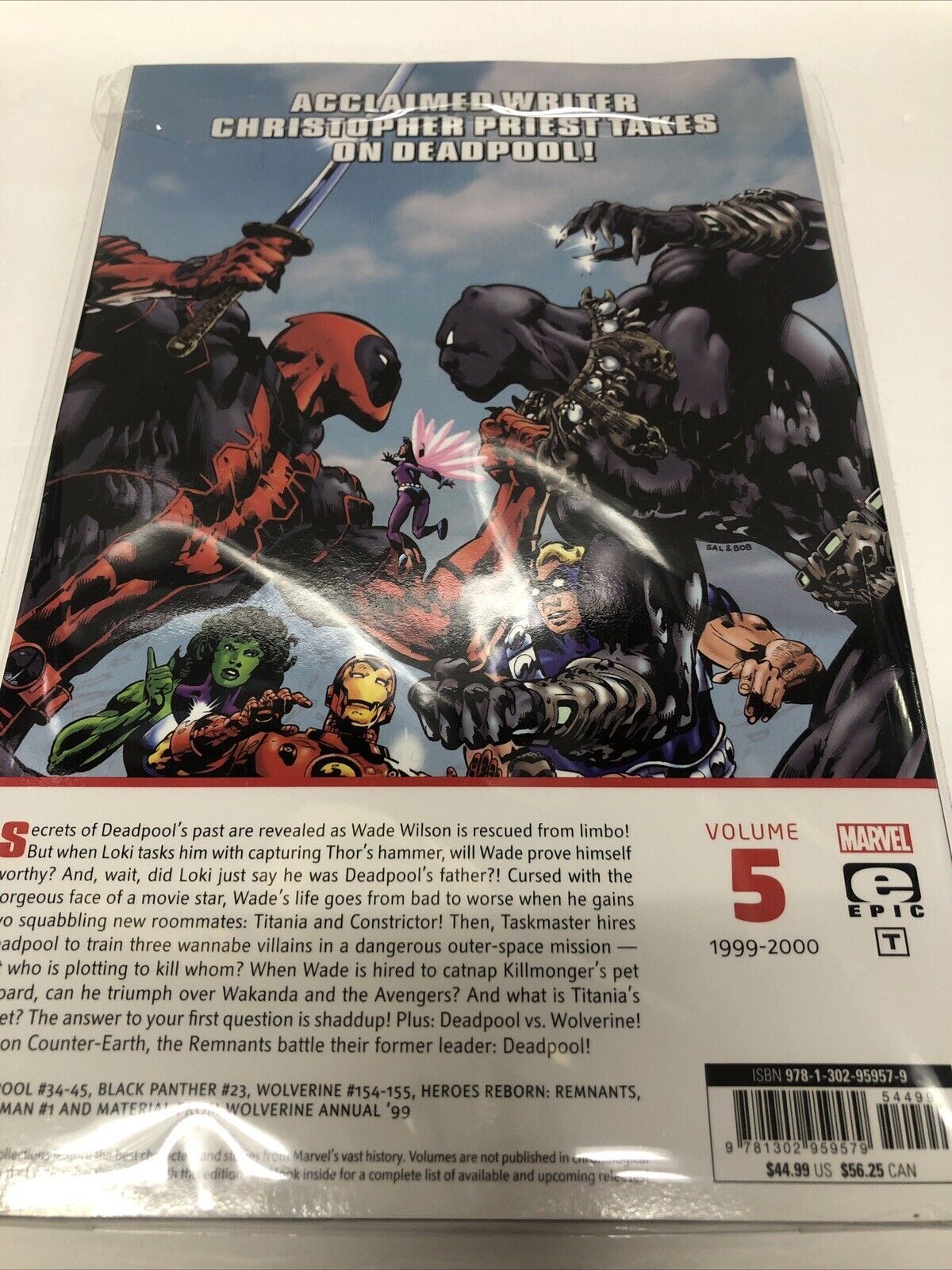 Deadpool (2024) Epic Collection : Johnny Handsome TPB • Marvel Universe ...