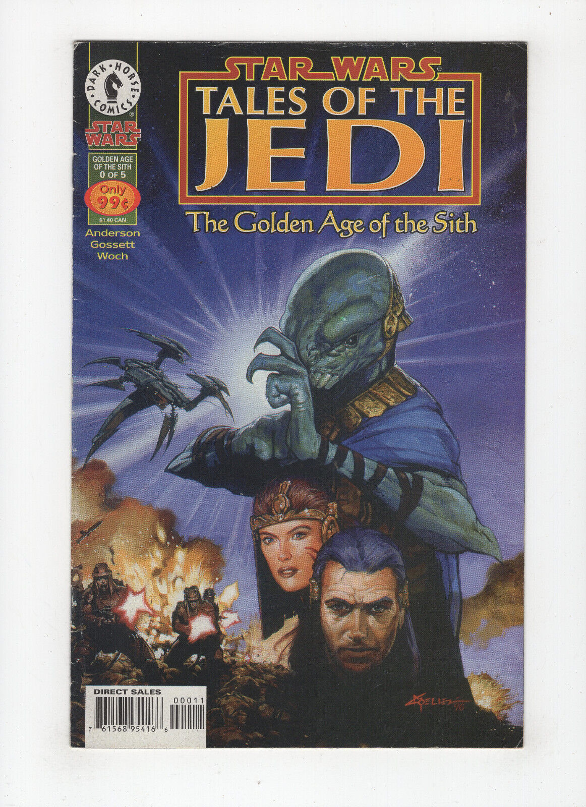 Star Wars Tales of the Jedi The Golden Age of Sith #0 (Dark Horse ...