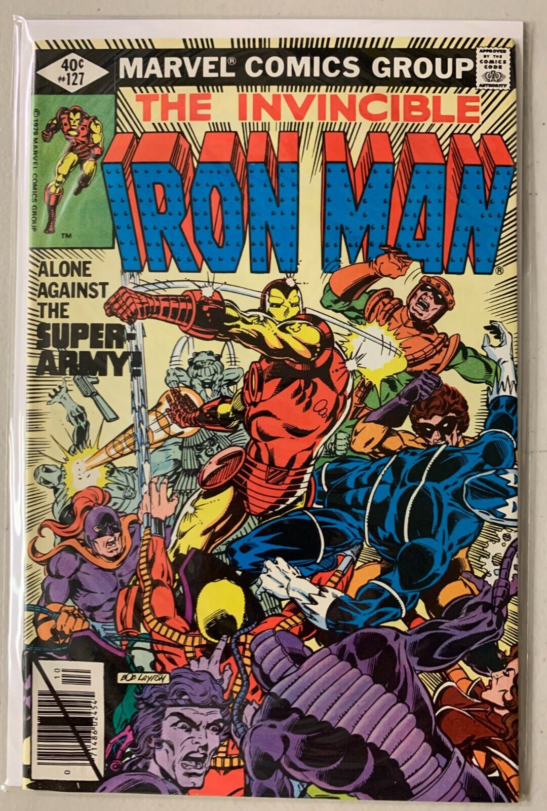 Iron Man #127 Marvel 1st Series 8.0 VF resignation letter insert (1979 ...