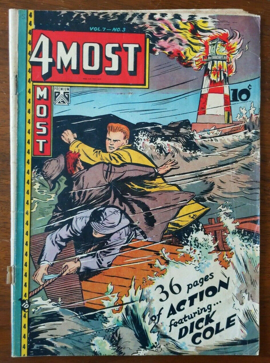 4Most Vol 7 #3 - LB Cole Lighthouse Fire Storm Cover Dick Cole Edison ...