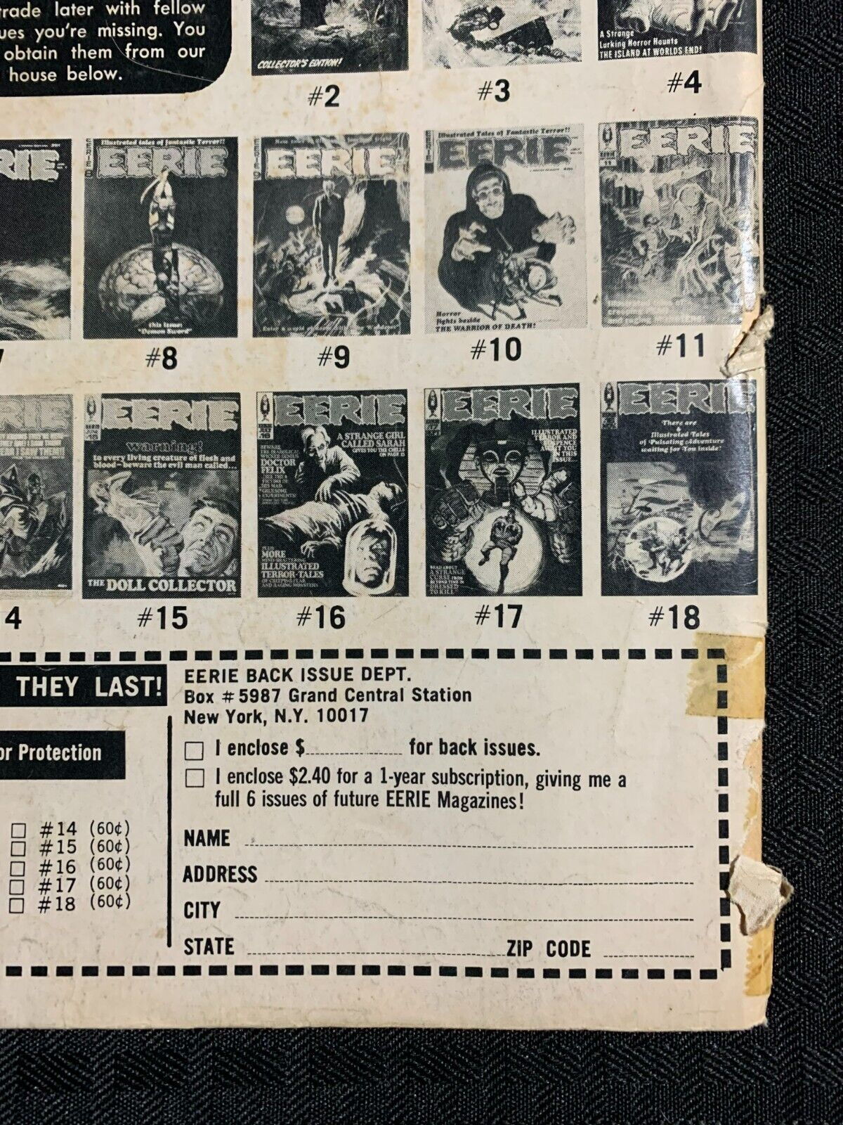 1968 CREEPY Warren Magazine #25 GD+ 2.5 Gene Colan / Reed Crandall ...