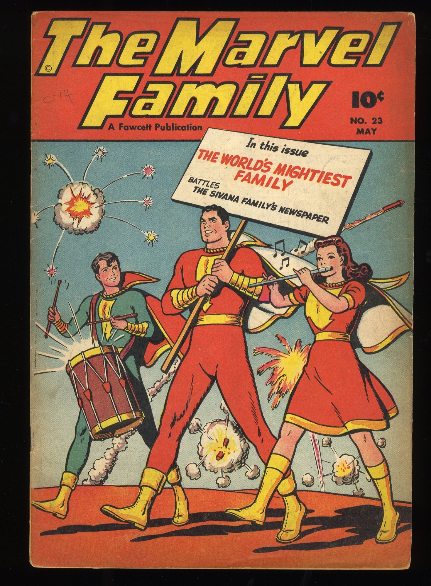 Marvel Family #23 VG/FN 5.0 Captain Marvel, Shazam! Otto Binder Art ...
