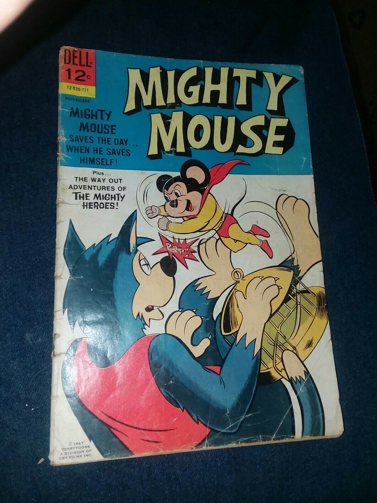 Dell Mighty Mouse #171 November 1967 Silver Age Comics cartoon ...