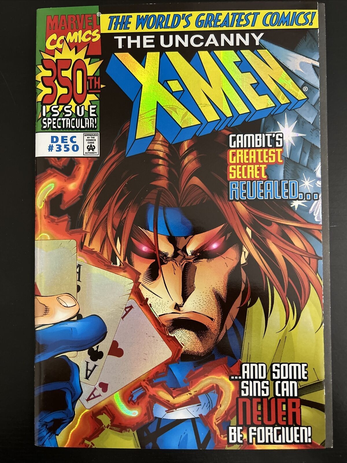 The Uncanny X-Men #350 (Dec 1997, Marvel) Holofoil Edition. Trial of ...