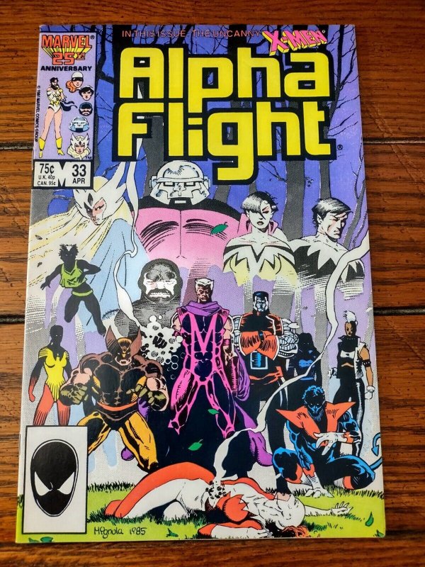 Alpha Flight #33 (1986) VF 8.0 First Appearance Of Lady Deathstrike ...