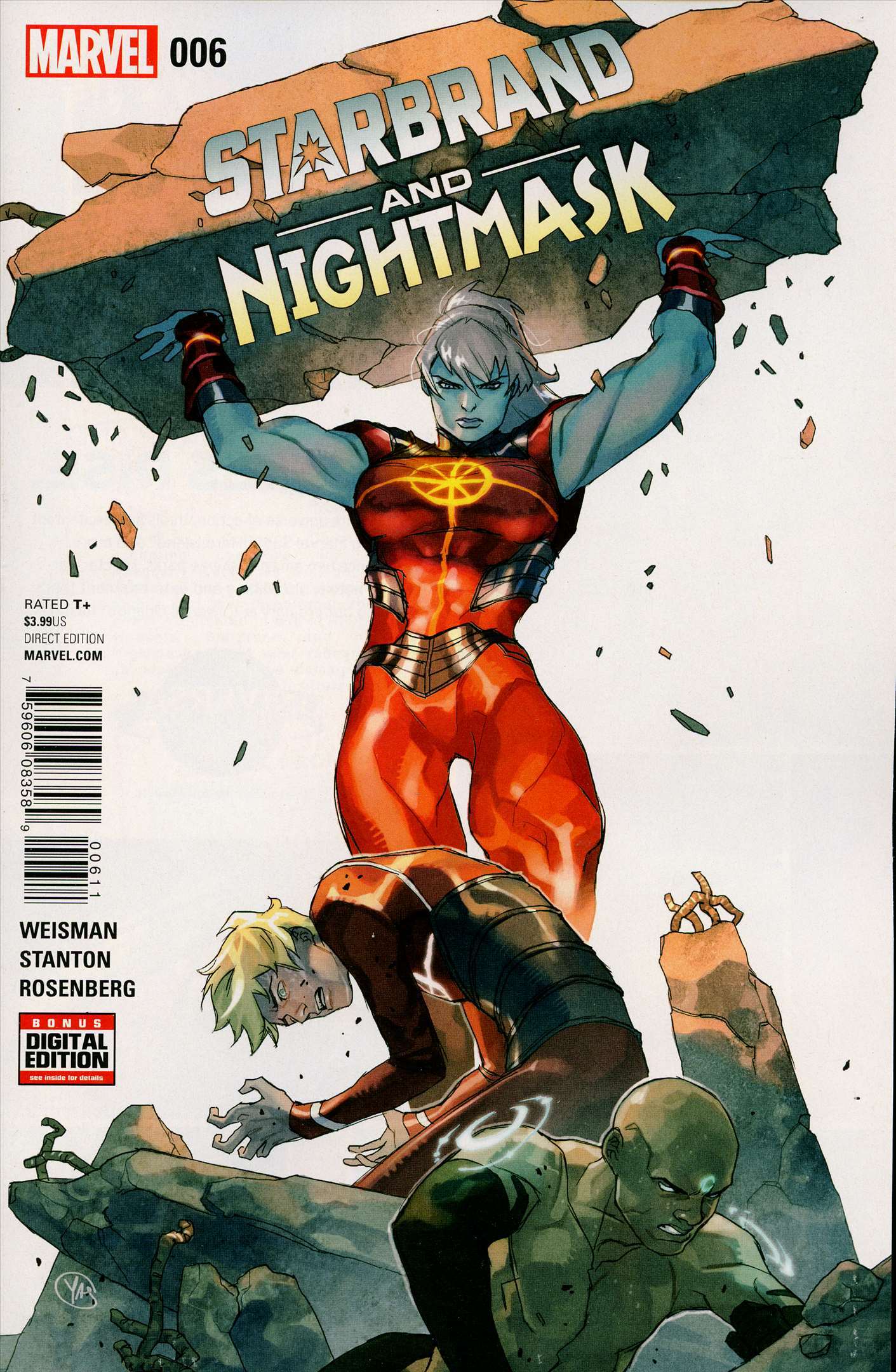 Starbrand And Nightmask #6 VF ; Marvel | Last Issue | Comic Books ...
