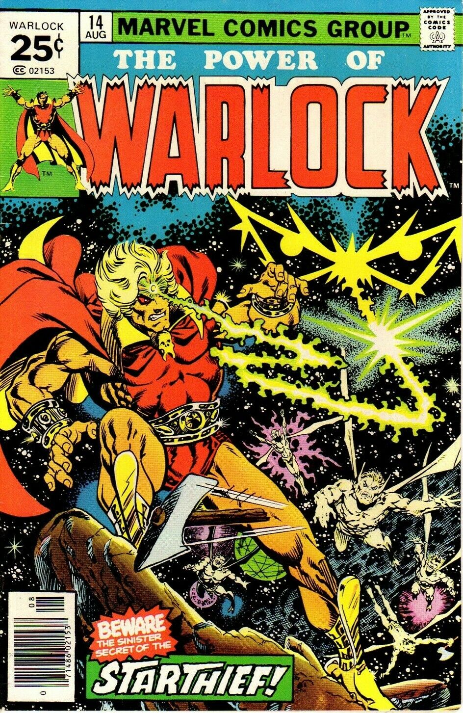 WARLOCK (1972) 14 VF+ August 1976 | Comic Books - Bronze Age, Marvel ...