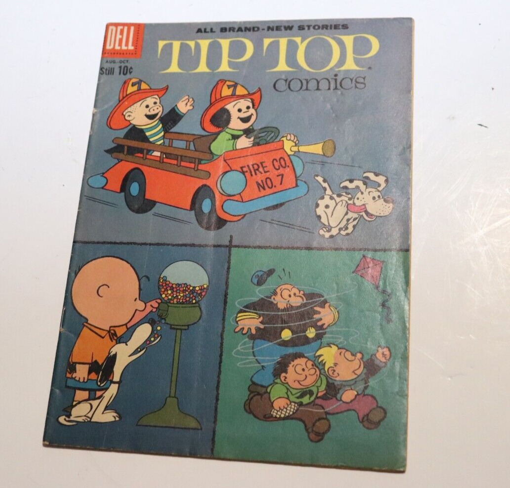 Dell Tip Top Comics Peanuts Charlie Brown Snoopy #222 August 1960 | Comic Books - Silver Age ...