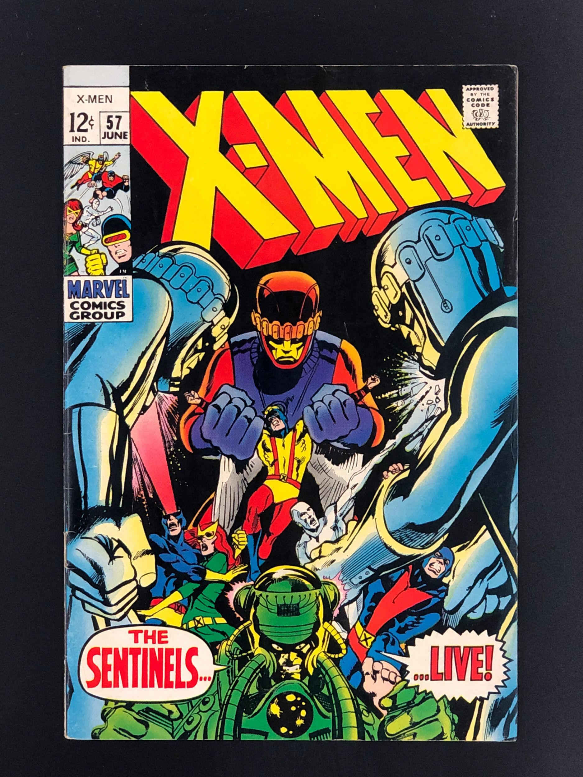 The X-Men #57 (1969) 1st Appearance of Larry Trask, Son of Bolivar ...