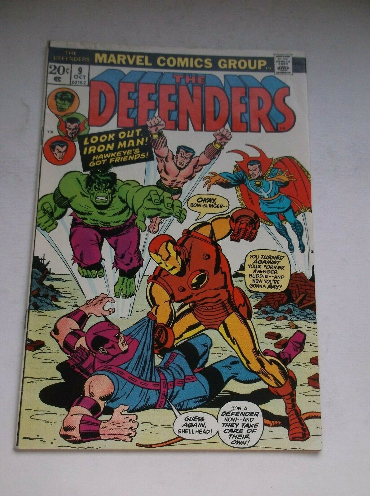 Marvel: the Defenders #9, Avengers VS Defenders PT 4, Netflix, 1973, FN ...