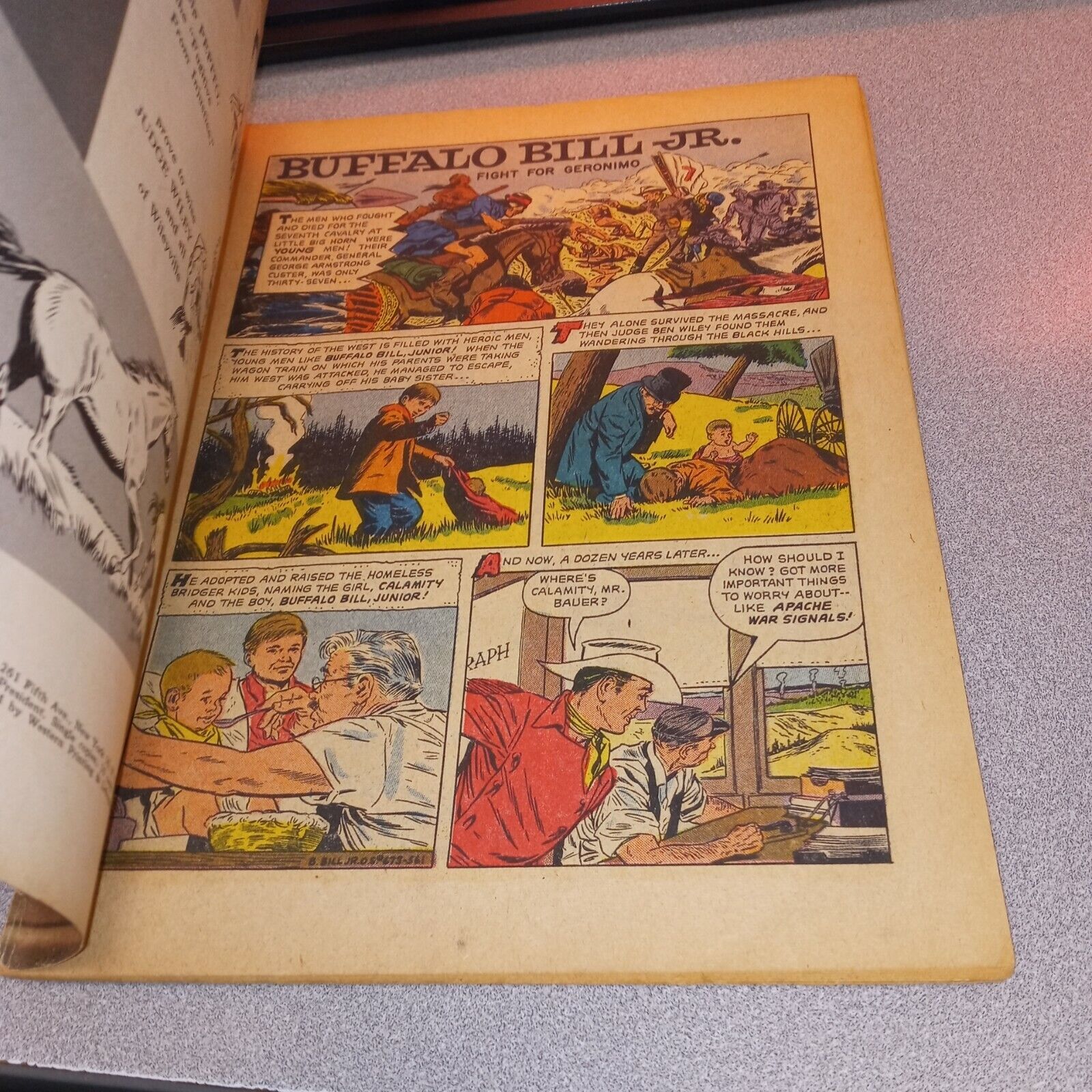 Dell FOUR COLOR #673: BUFFALO BILL JR #1 golden age western 1955 ...