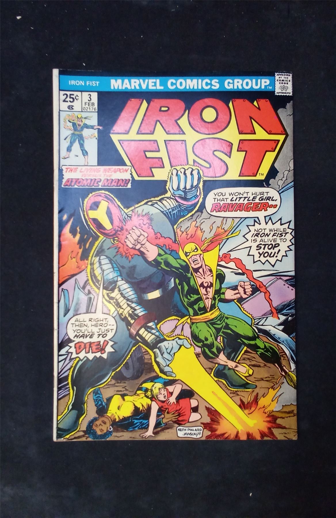 Iron Fist #3 1976 marvel Comic Book | Comic Books - Modern Age, Marvel ...