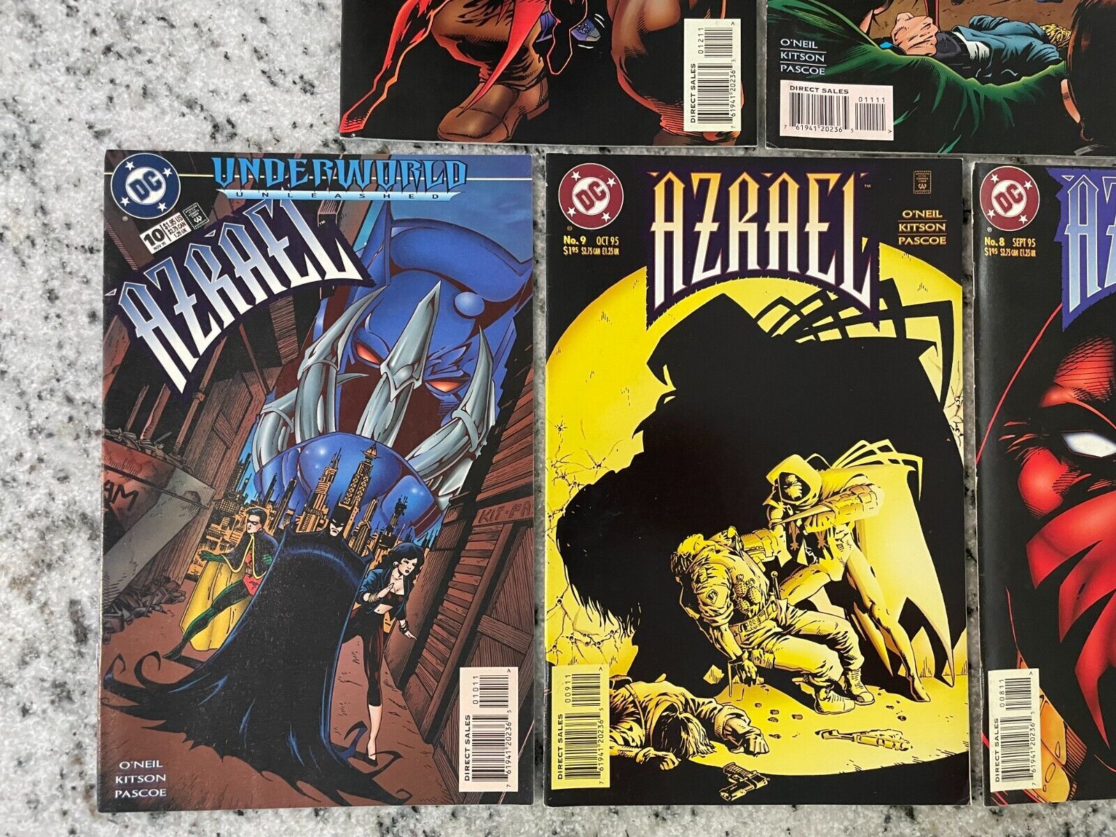 5 Azrael DC Comic Books #8 9 10 11 12 Batman Joker Robin Gotham ...
