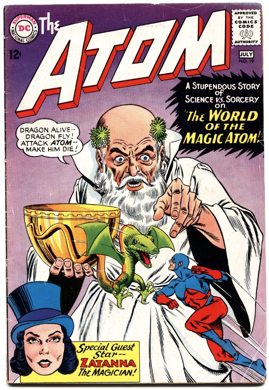 Atom #19-1965-Dc Silver-Age Comic-2Nd Zatanna Appearance | Comic Books ...