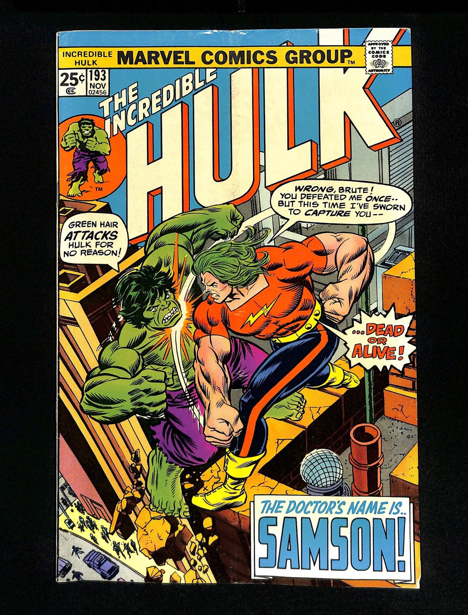 Incredible Hulk (1962) #193 Doc Samson! | Full Runs & Sets, Marvel ...
