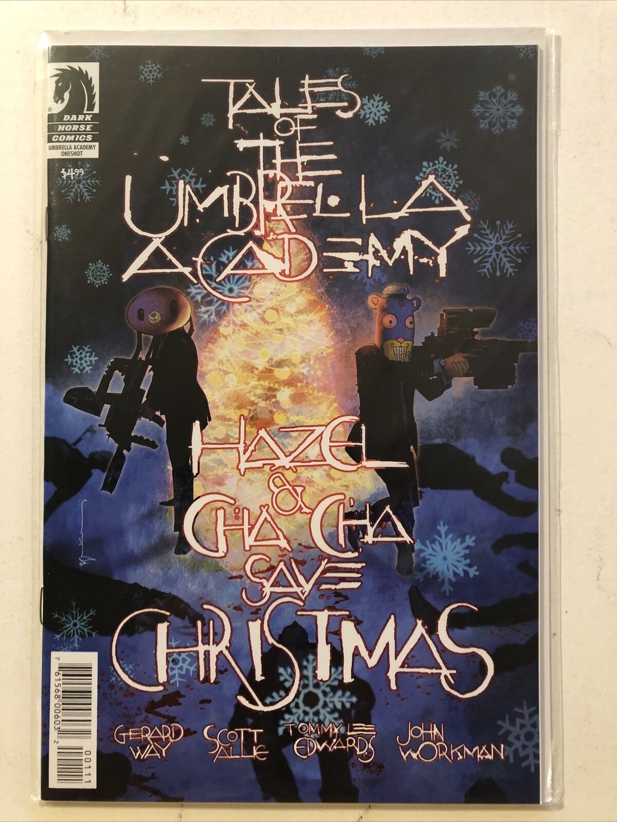 TALES OF THE UMBRELLA ACADEMY Hazel & Cha Cha Save Christmas-RARE LCSD ...