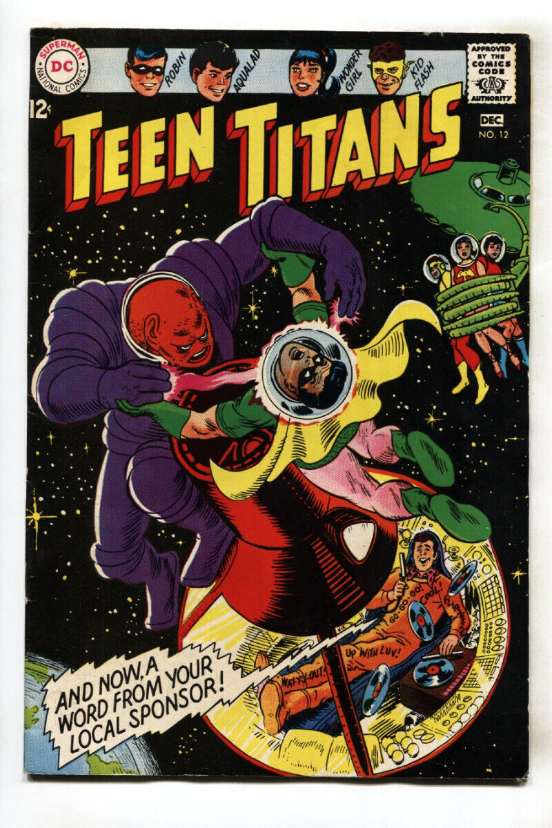 TEEN TITANS #12--1968--DC--Kid Flash--Wonder Girl--comic book | Comic ...