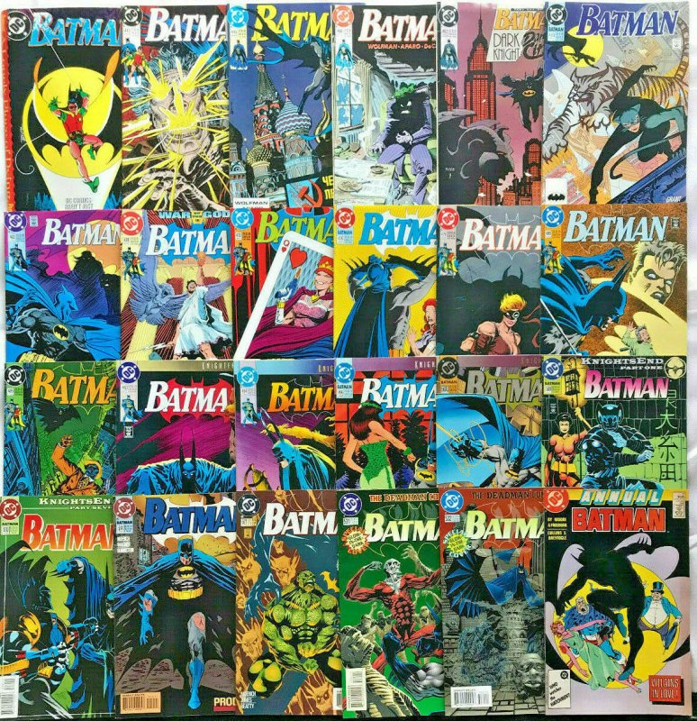 Batman#442-532 Vf-Nm LOT 1990 (24 Books) Batman DC Comics | Comic Books ...