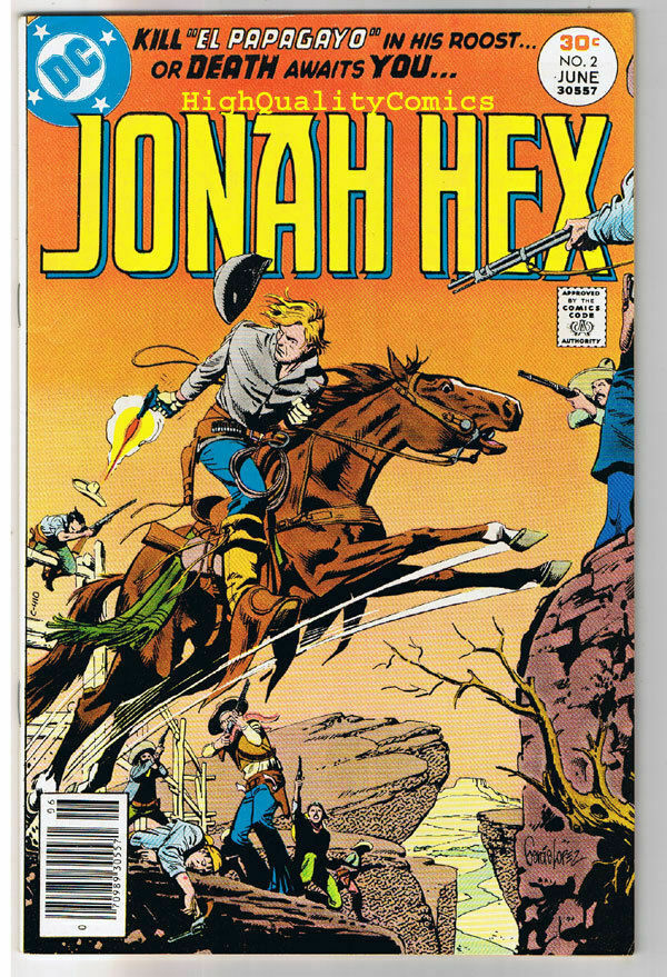 JONAH HEX 2 VF/NM Scar face Western Parrot 1977 more JH in store ...