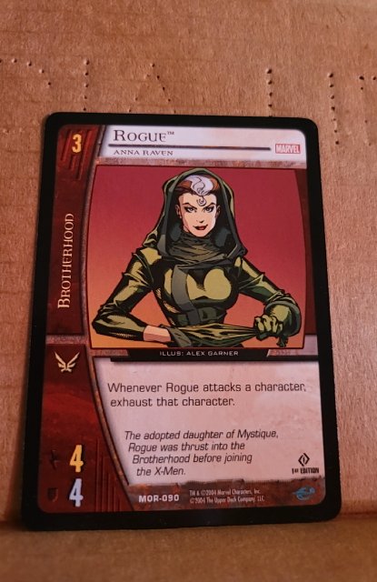 2004 Vs System Marvel Origins - Rogue | Comic Collectibles - Trading ...