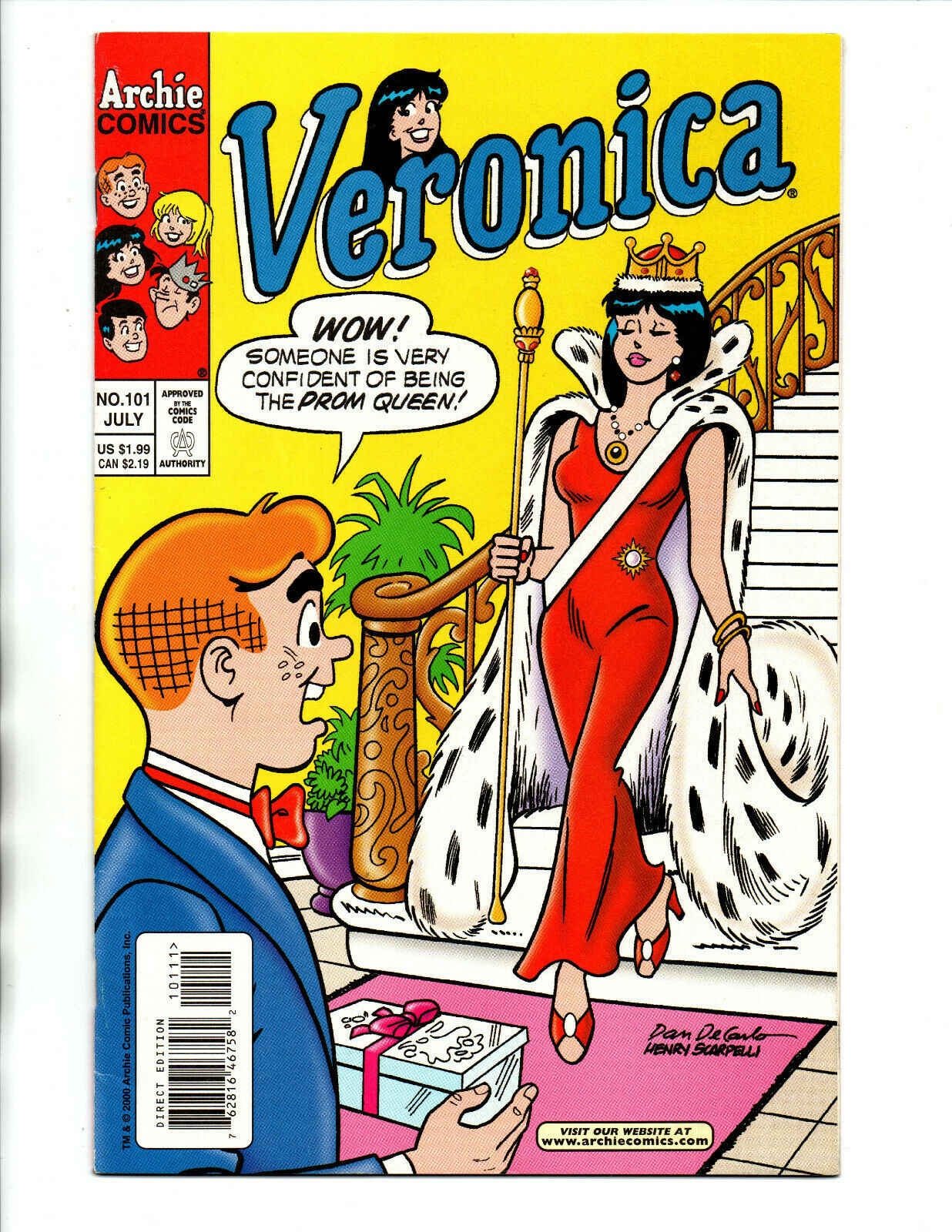 Veronica #101 - Prom Queen Cover - Archie Comics - 2000 - VF/NM | Comic ...