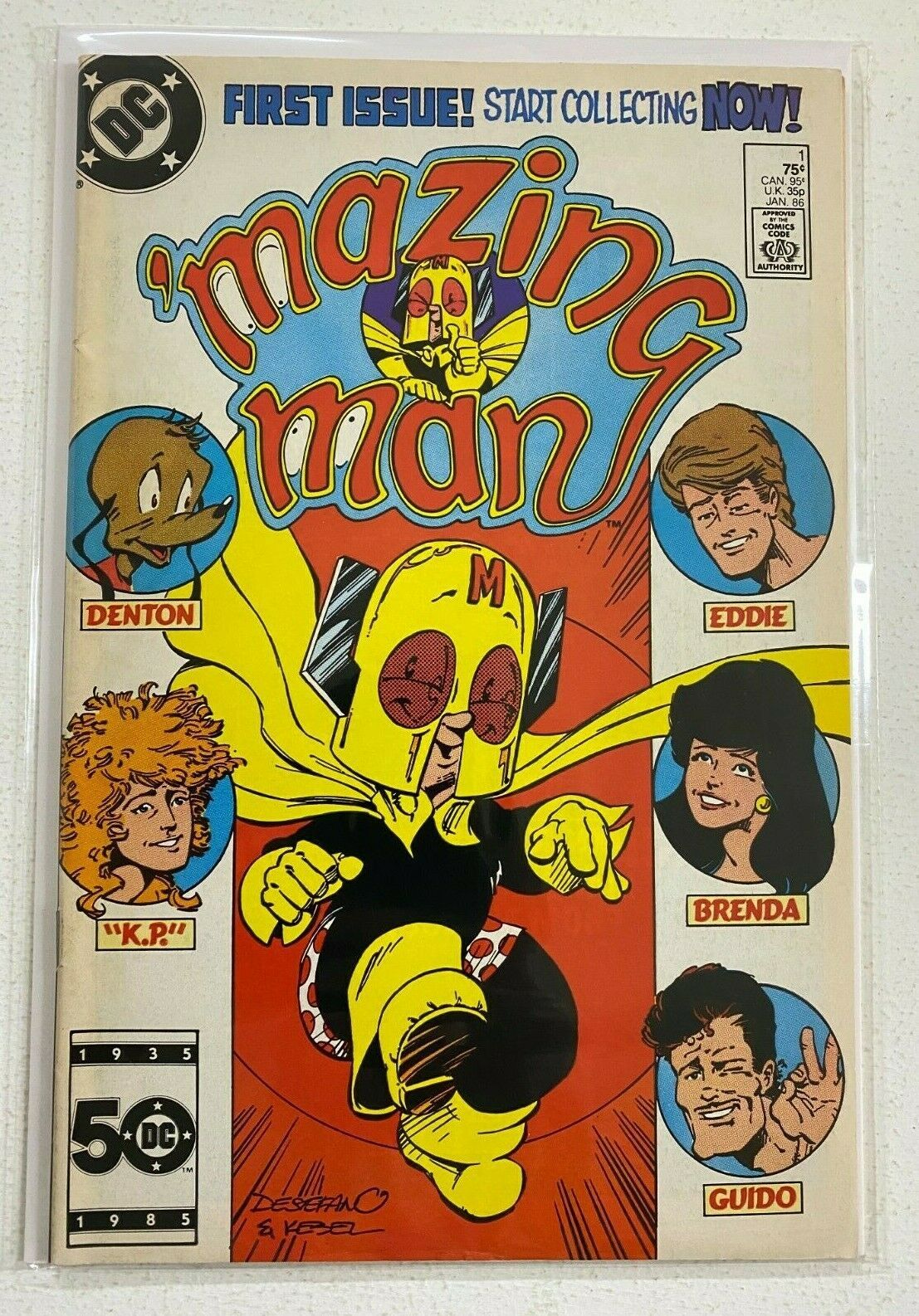 Mazing Man #1 DC 6.0 FN (1986) 'Mazing Man | Comic Books - Copper Age ...