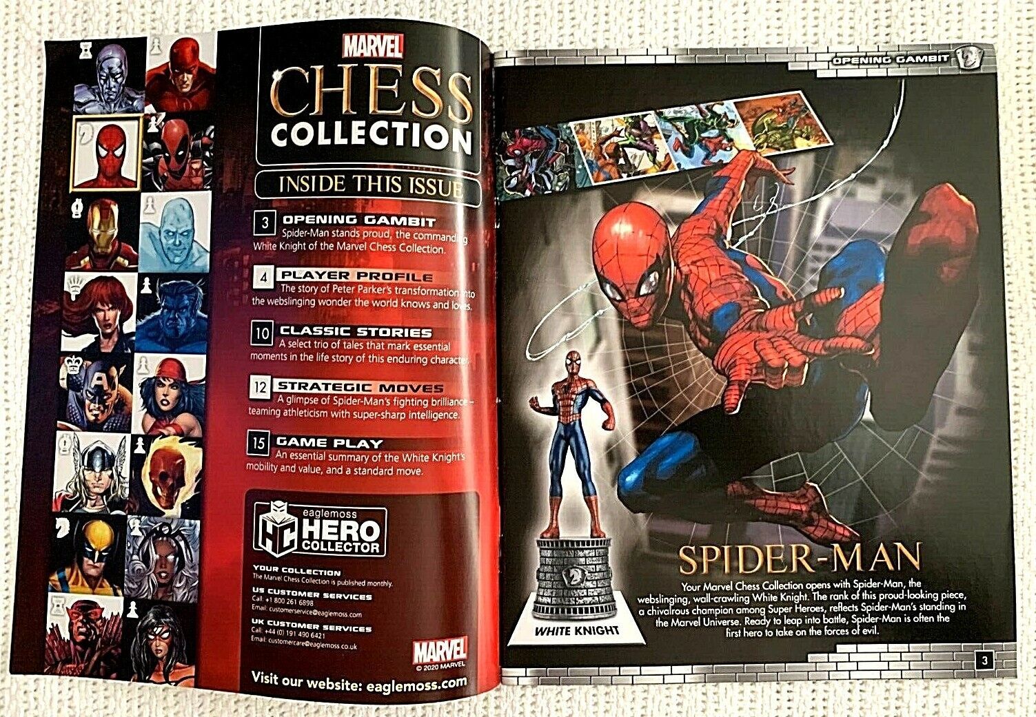 MARVEL SPIDER-MAN & WOLVERINE Limited Edition Chess Pieces w/Books NIB ...