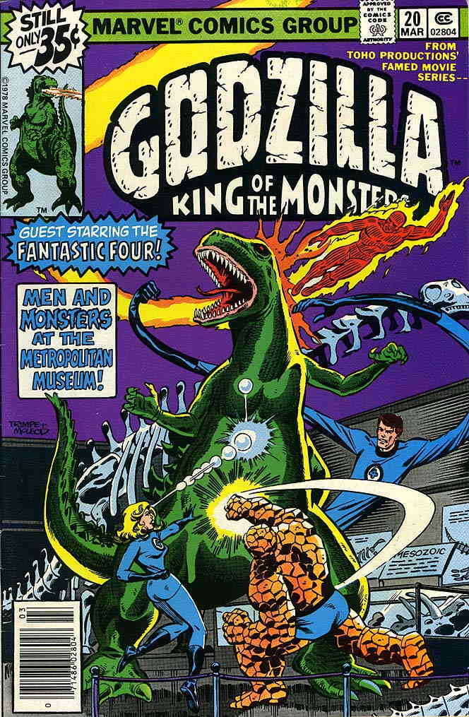 Godzilla #20 FN ; Marvel | Fantastic Four | Comic Books - Bronze Age ...
