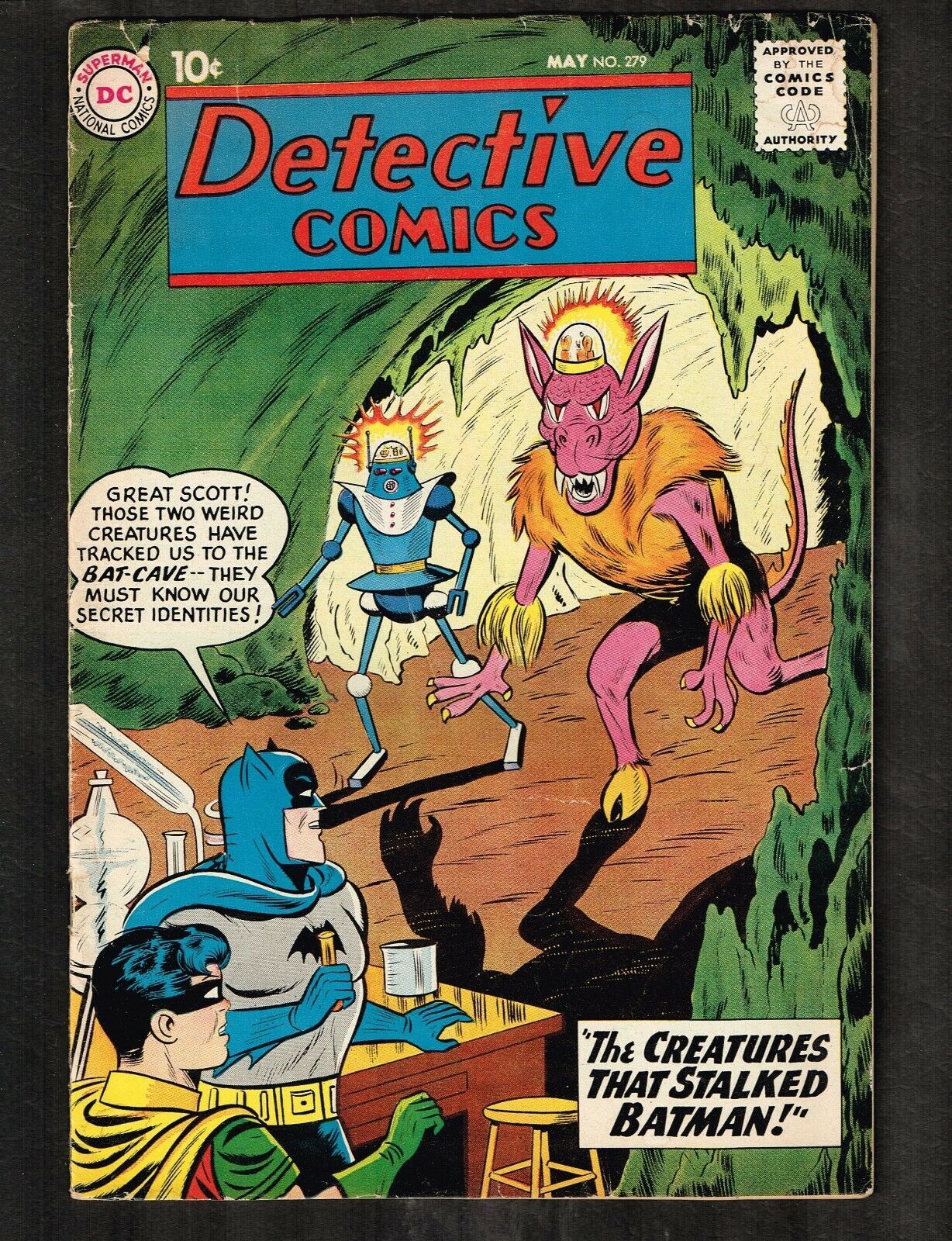 Detective Comics #279 ~ 1960 Batman & Robin / vs Creatures (4.0) WH ...