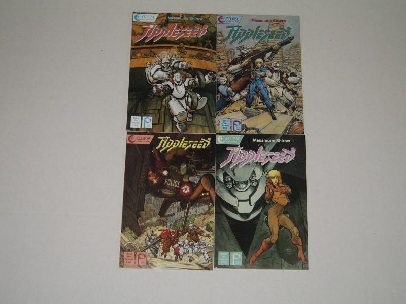 Appleseed Book 2 LOT #1-4-Masamune Shirow ART Adams Manga Akira- VF ...