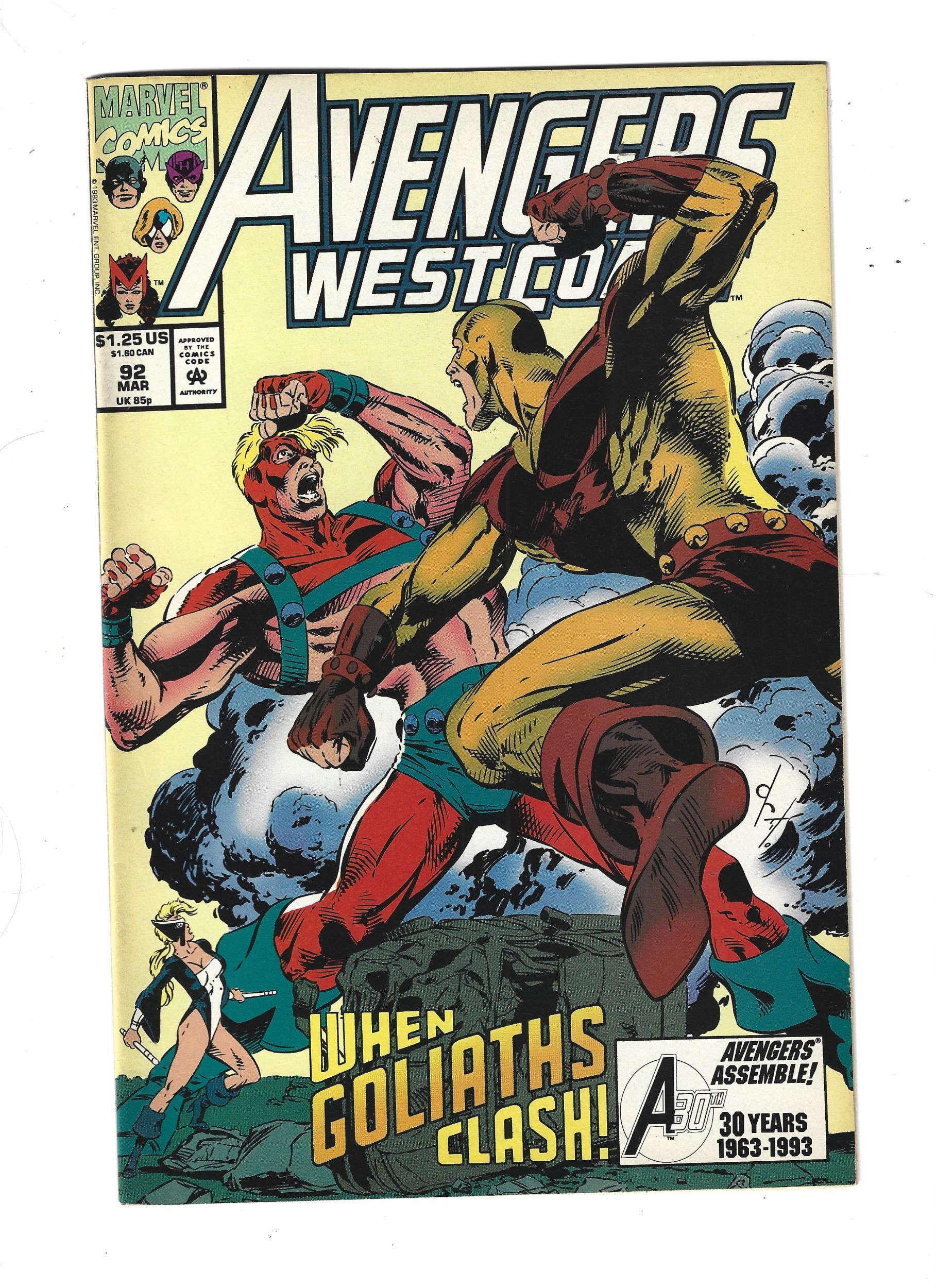 Avengers West Coast #92 (1993) abc | Comic Books - Modern Age, Marvel ...
