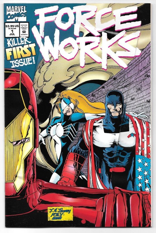Force Works #1 (07/1994) Marvel Comics Pop-Up Fold Out Cover Never Unfolder | Comic Books ...