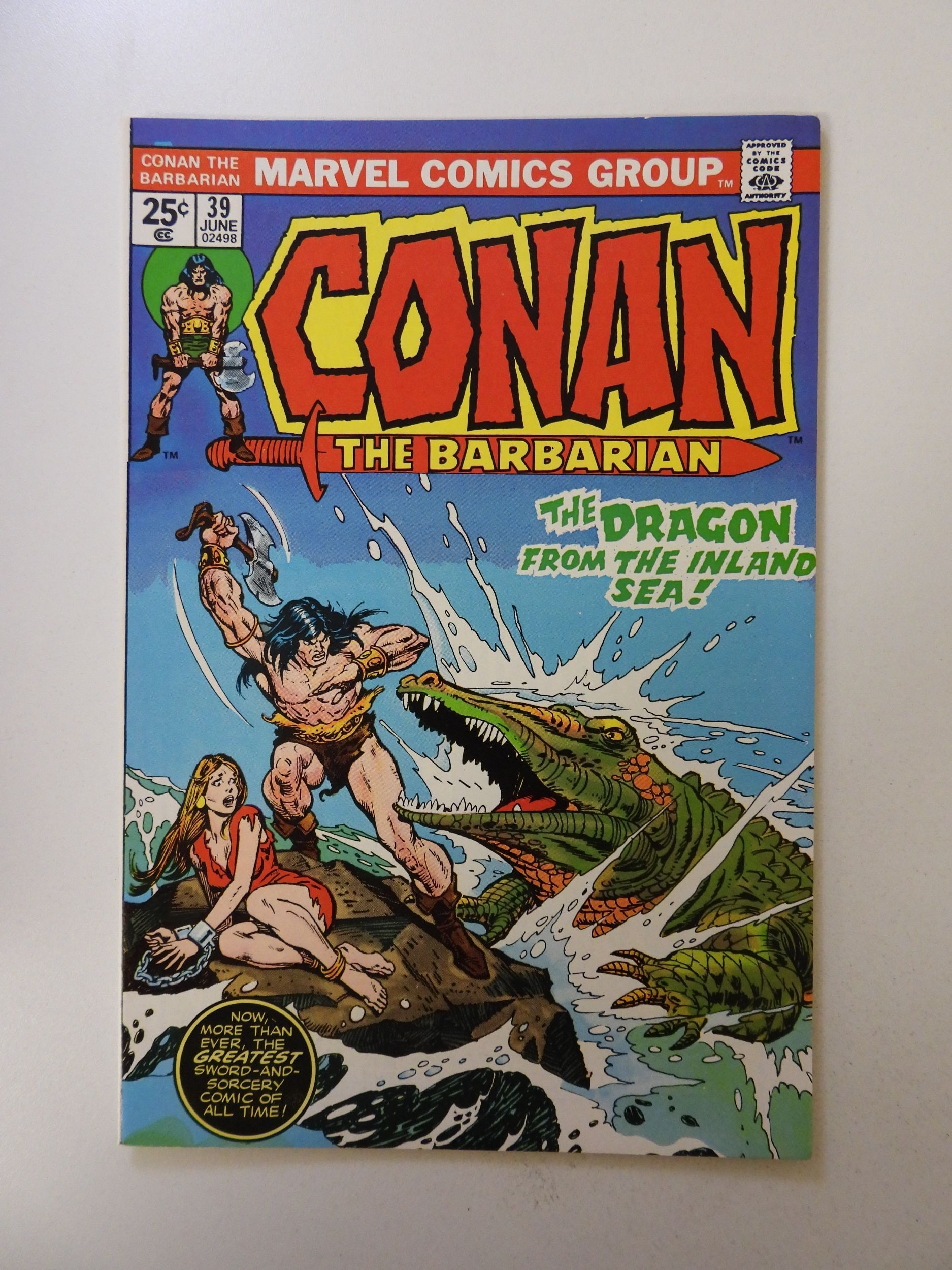 Conan the Barbarian #39 (1974) VF- condition MVS intact | Comic Books ...