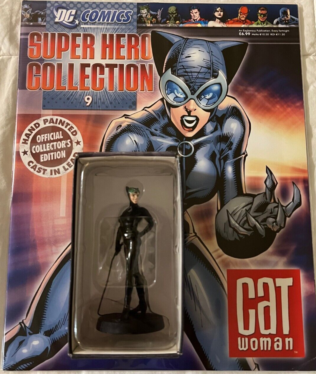 Eaglemoss Classic DC Lot of Nine Figurines/Nine Magazines TMB3 ...