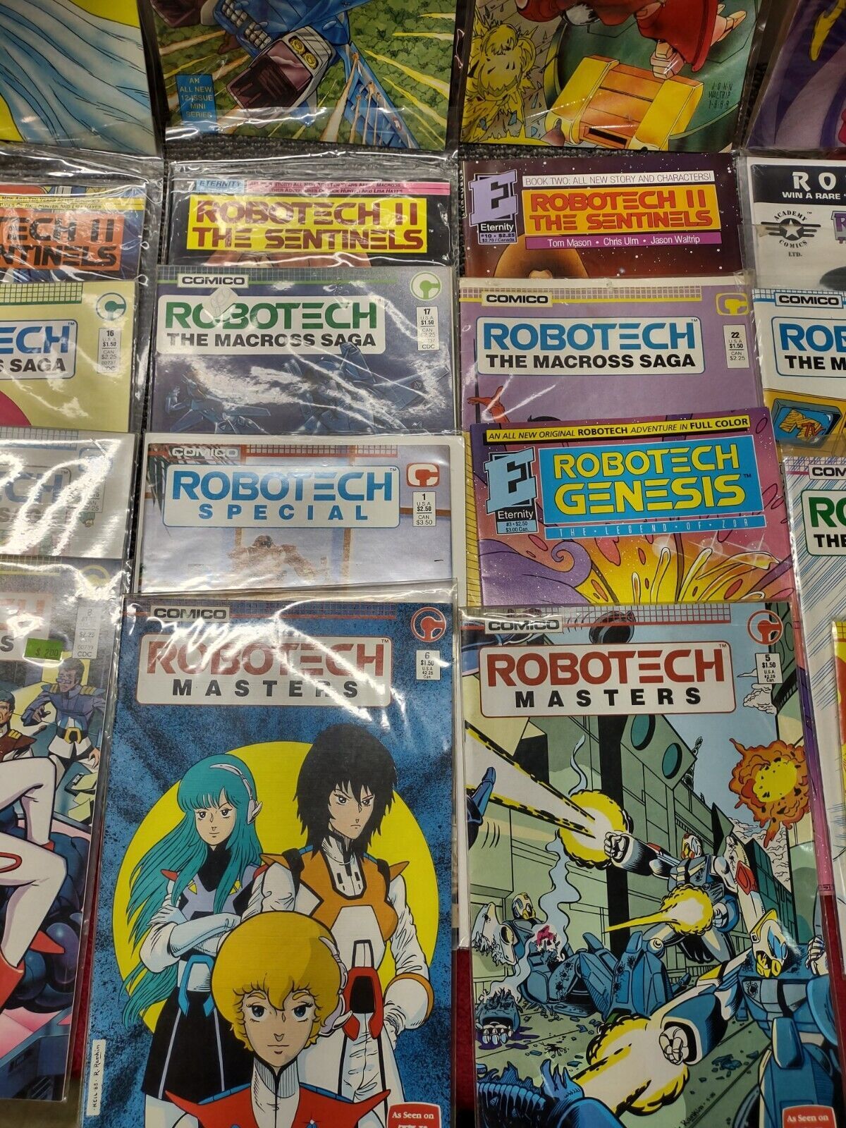 Robotech Lot of 25 Comics; The Sentinels, The Macross Saga, Masters ...