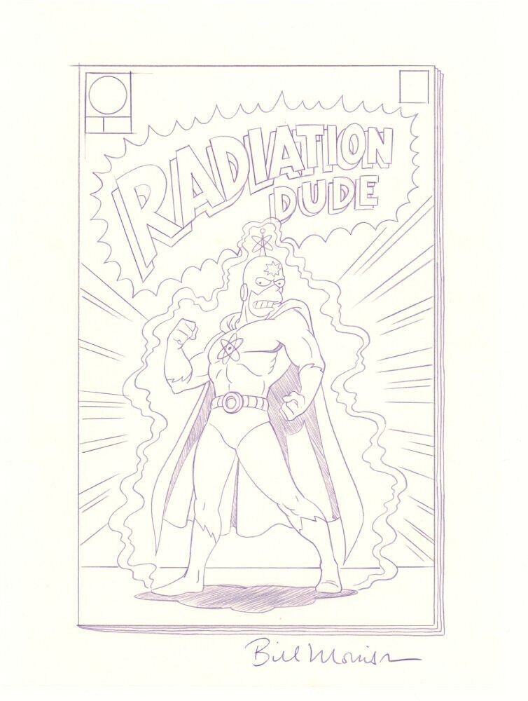 The Simpsons TV Series Design Art for 'Radiation Dude' Episode by Bill ...