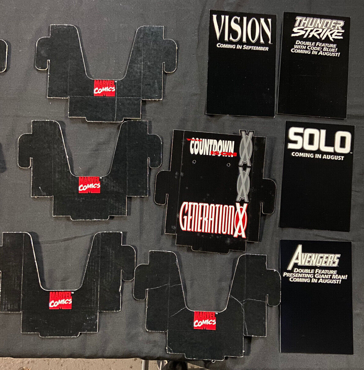Marvel Comics Tower of Power Store Display Header Cards X-Men, Spidey ...